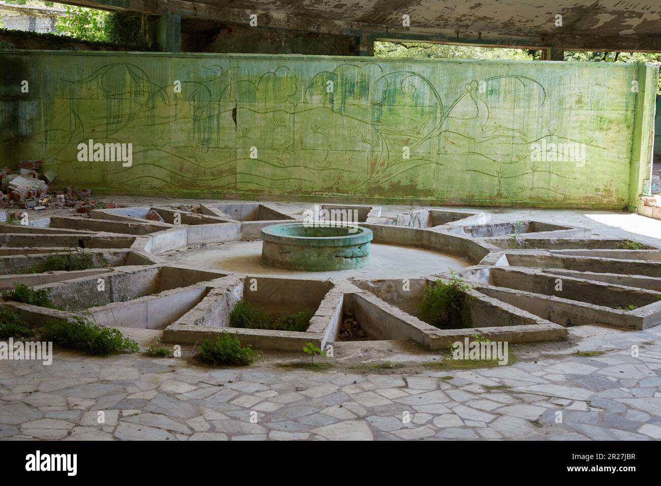 The former Soviet spa town of Tskaltubo in Georgia is now in ruins, and ...