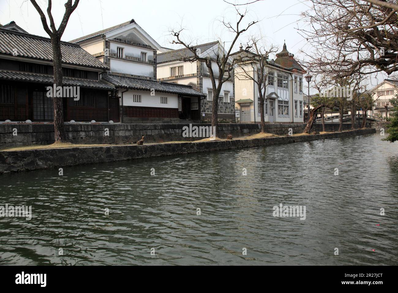 rows of house in Kurashiki aesthetic area Stock Photo - Alamy