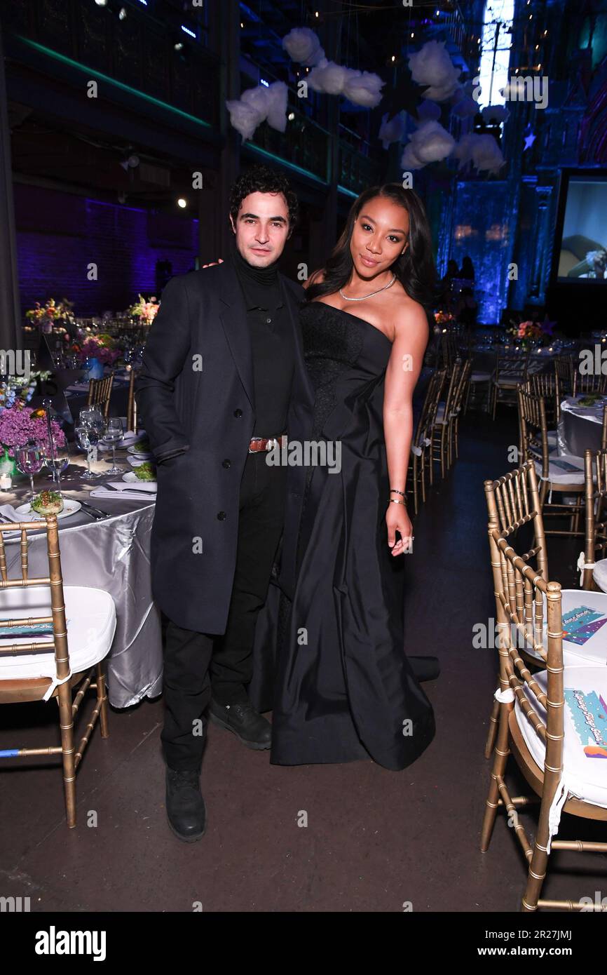 New York, USA. 17th May, 2023. Zac Posen and Arielle Patrick attend the ...