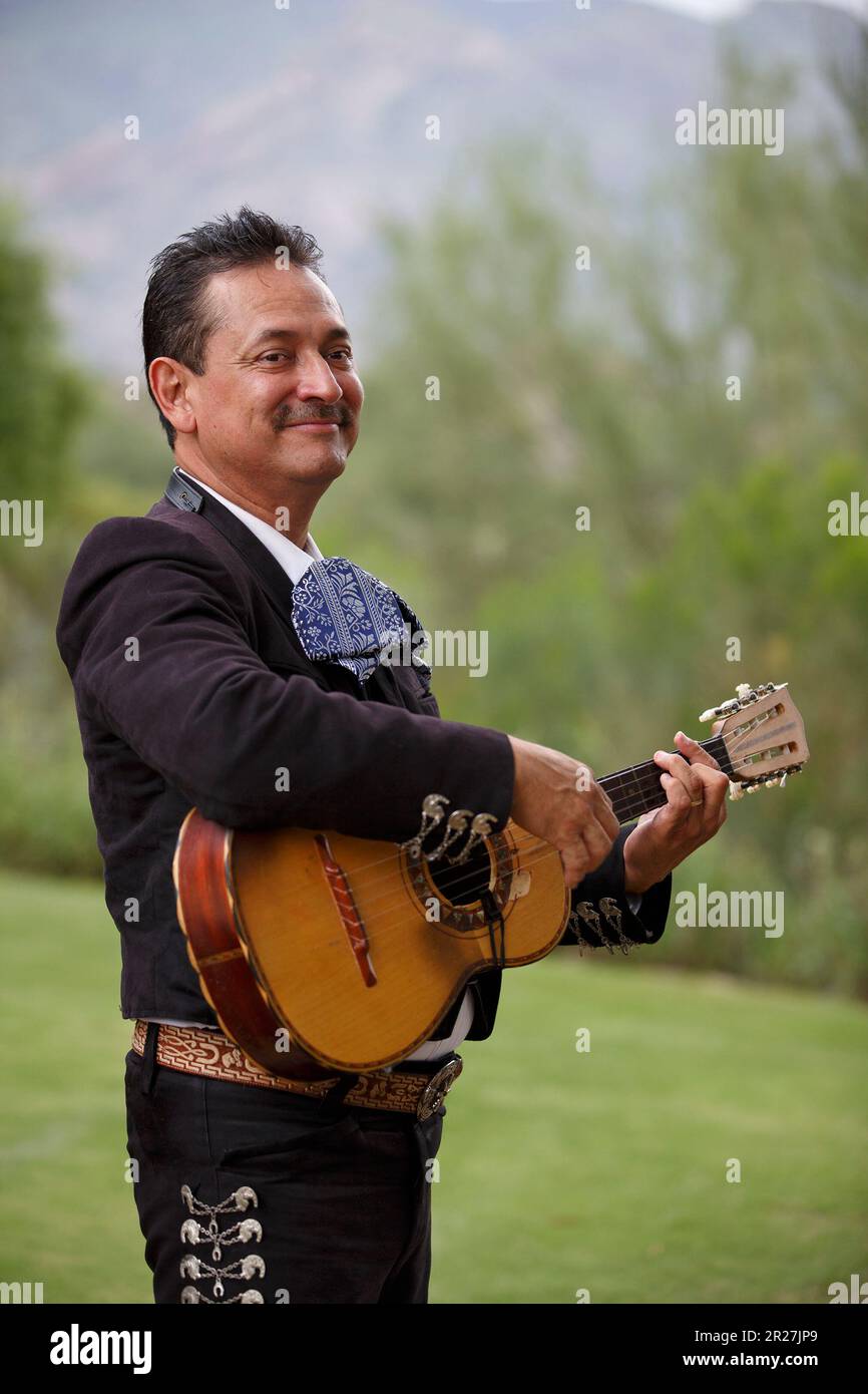 Musicians playing in mariachi band hi-res stock photography and images ...