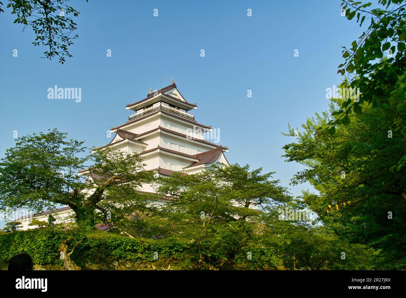 Japan aizuwakamatsu tsuruga castle hi-res stock photography and images ...
