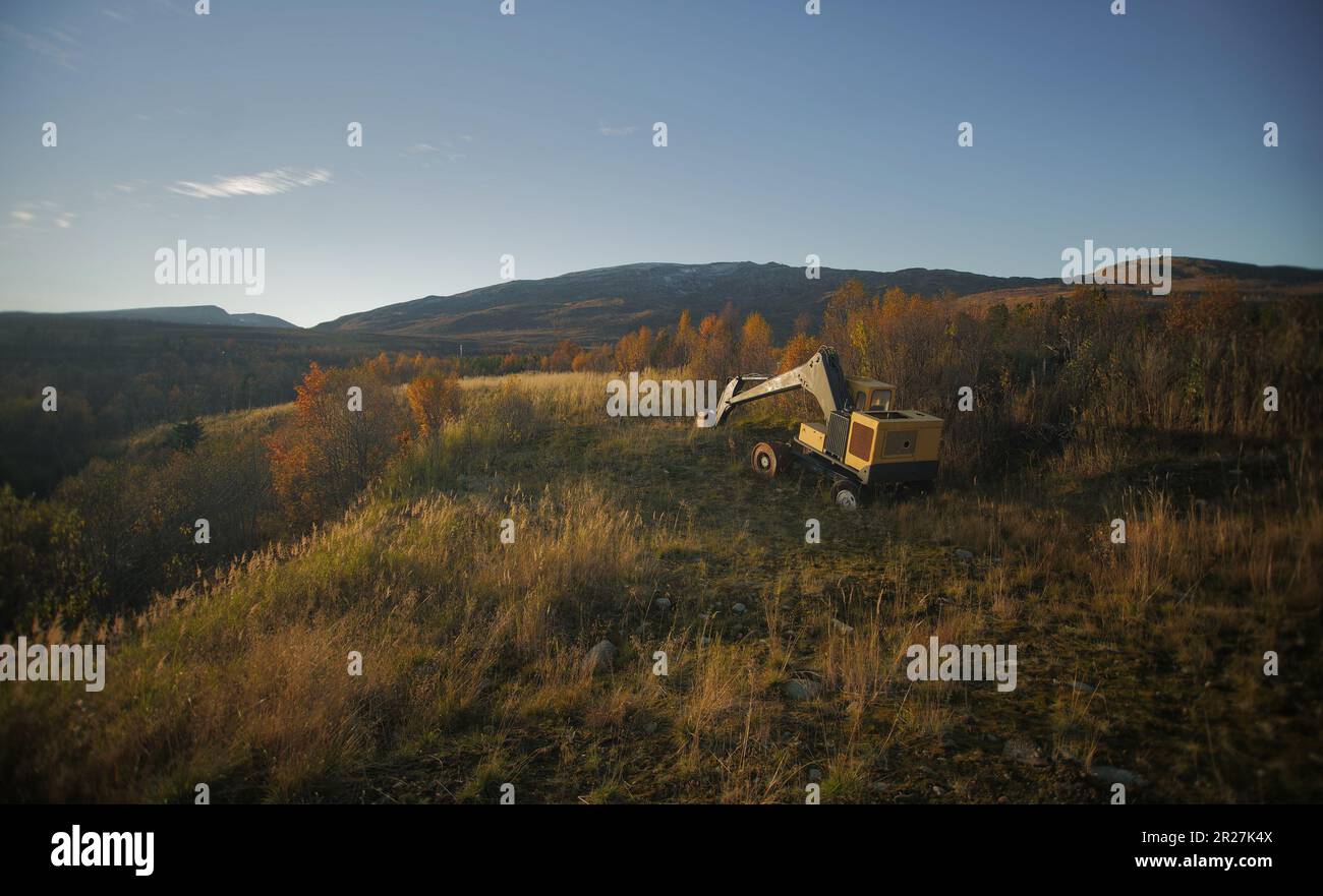 Arctic excavator hi-res stock photography and images - Alamy
