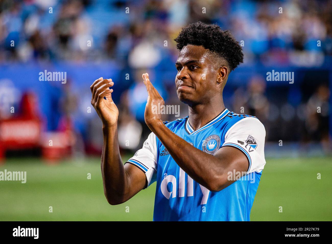 Charlotte, NC, USA. 17th May, 2023. Charlotte FC midfielder Brandon ...