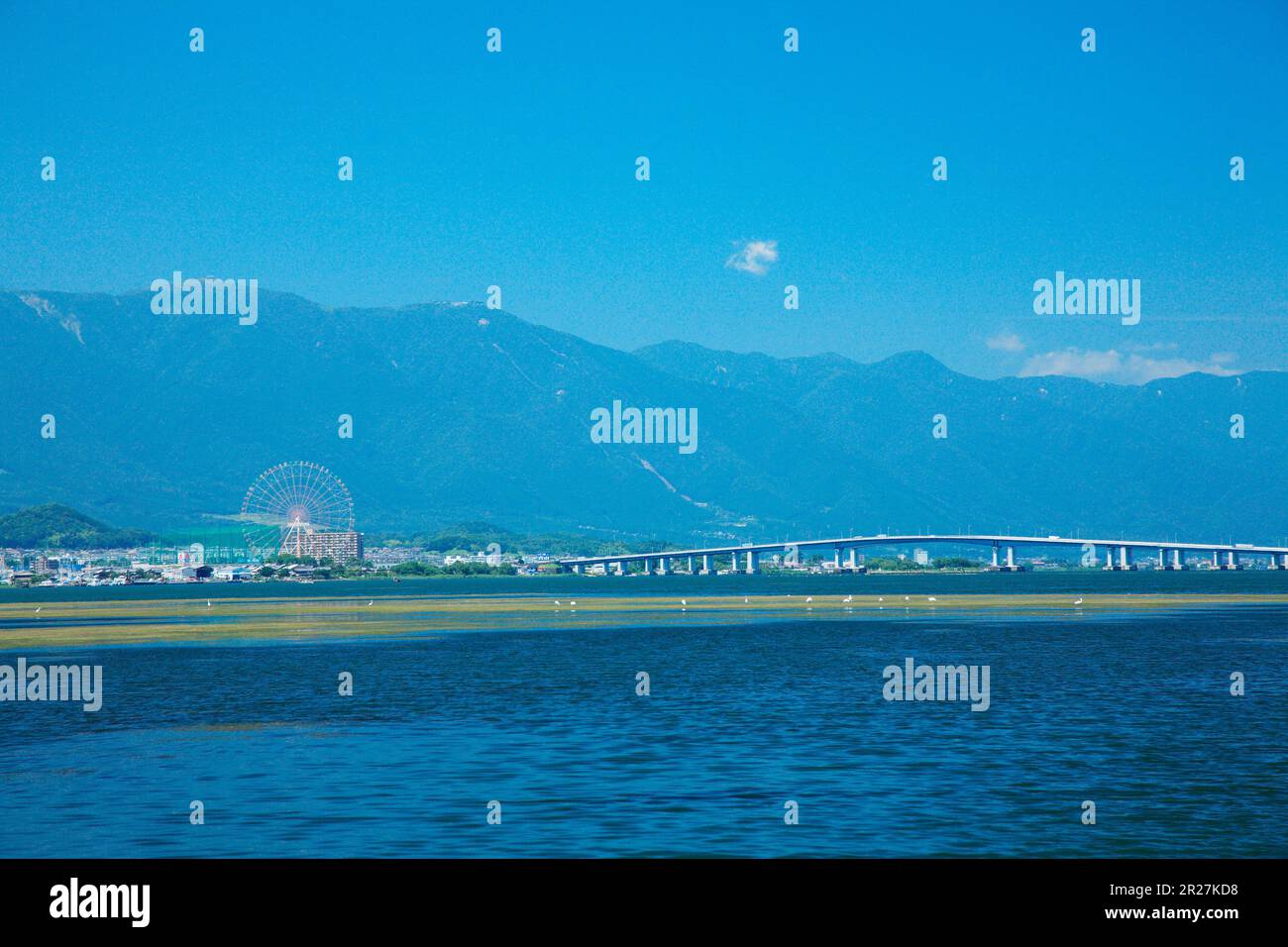 Biwako Ohashi bridge Stock Photo - Alamy