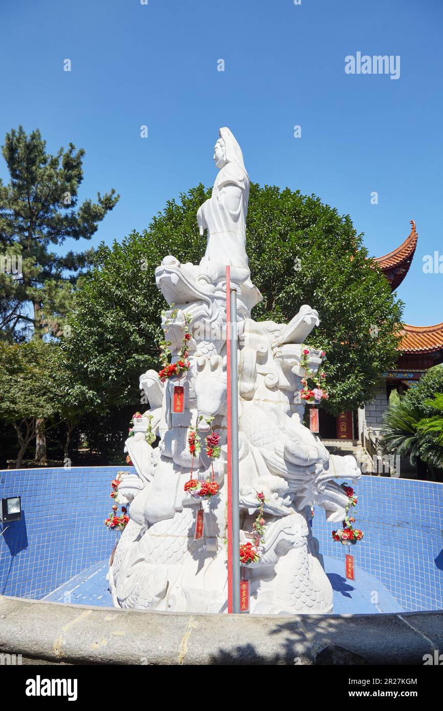 The Buddhist Kaifu Temple in Changsha, capital of Hunan Province Stock ...