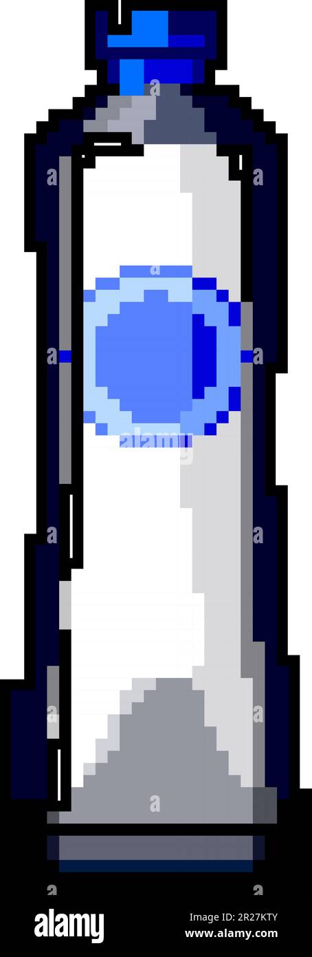 lotion hand cream game pixel art vector illustration Stock Vector Image ...