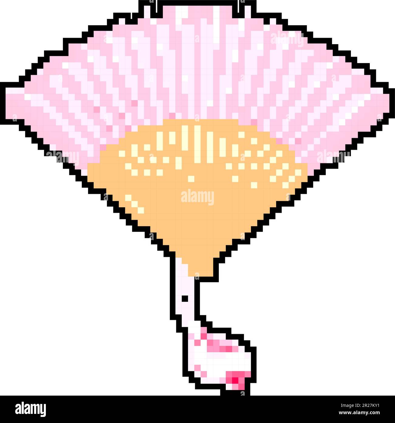 Woman lace fan Stock Vector Images - Alamy