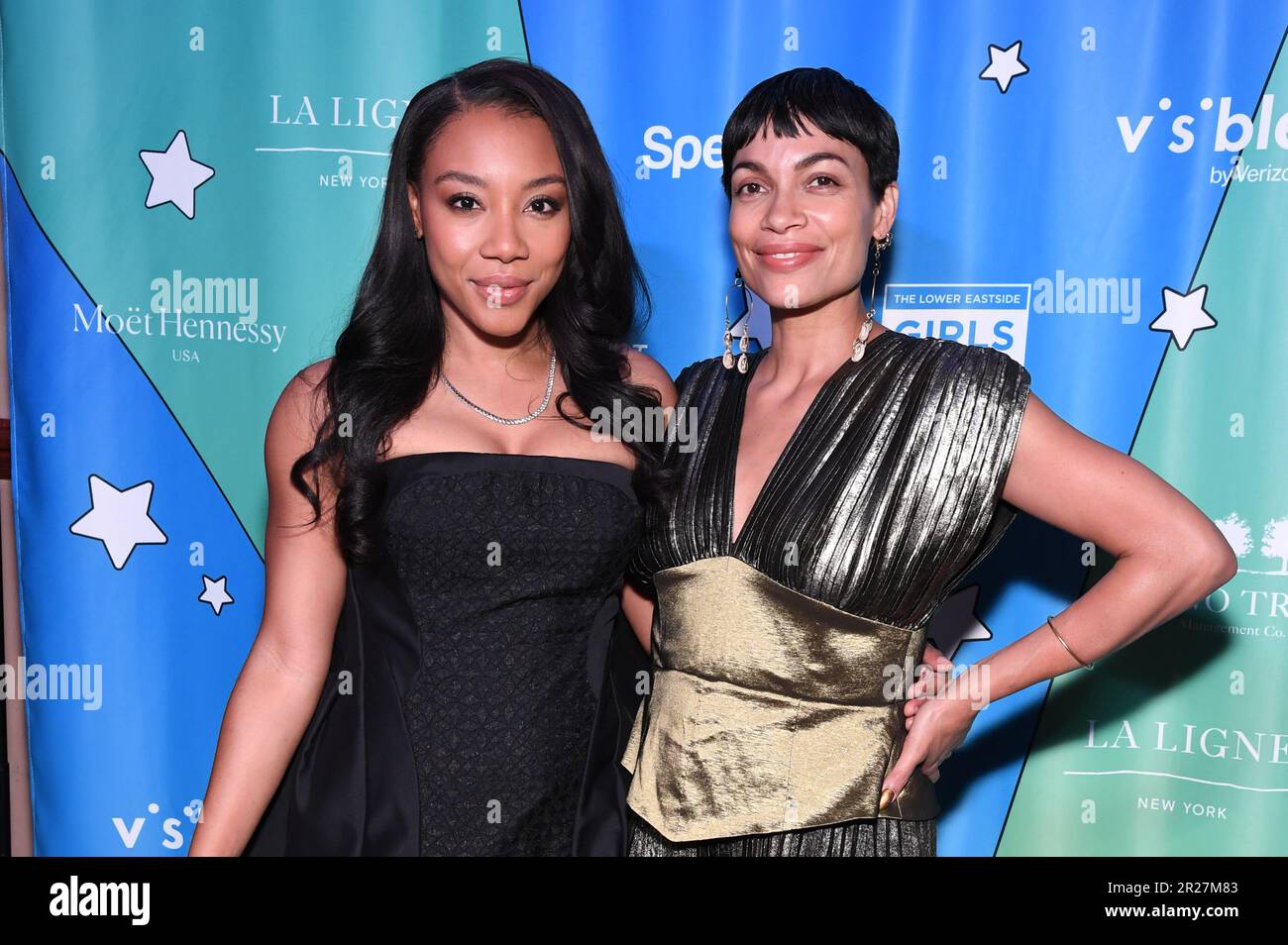 New York, USA. 17th May, 2023. Arielle Patrick and Rosario Dawson ...