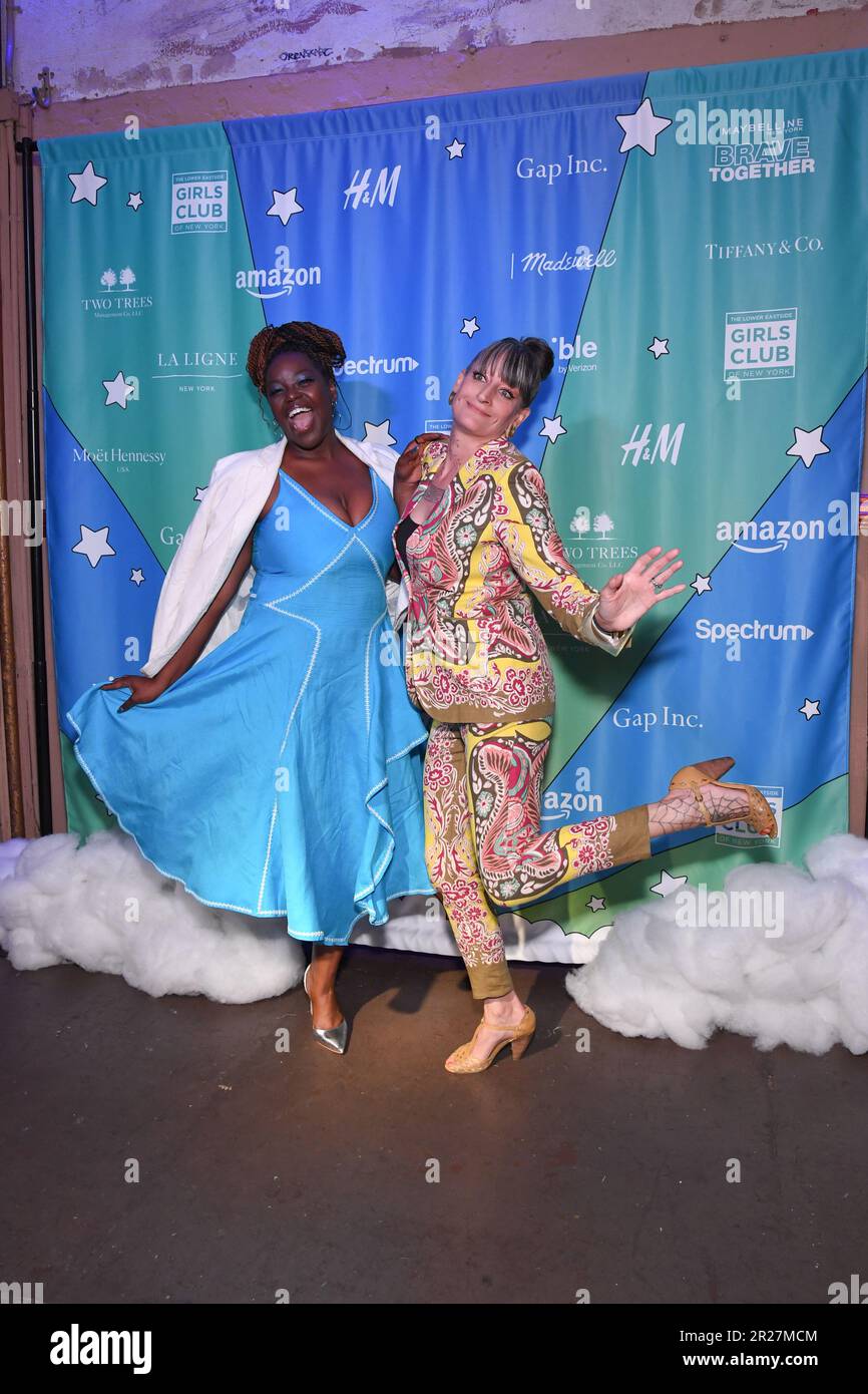 New York, USA. 17th May, 2023. Ebonie Simpson and Jenny Dembrow attend ...