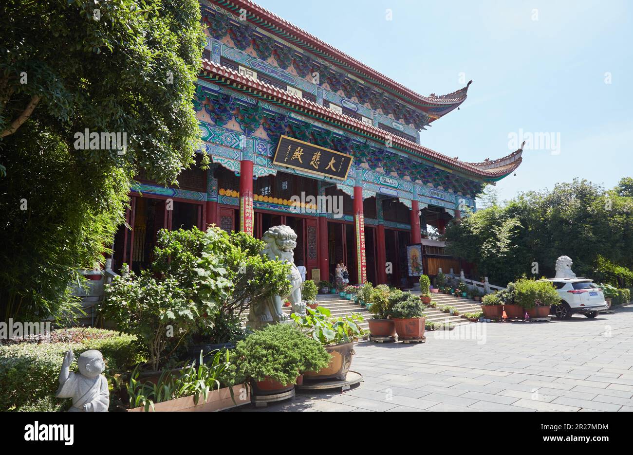 The Buddhist Kaifu Temple in Changsha, capital of Hunan Province Stock ...