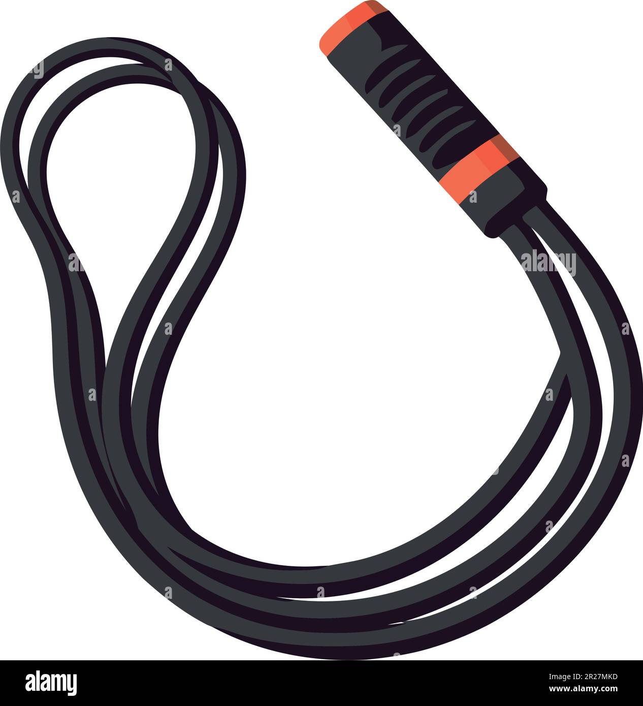 Jump rope equipment on white background Stock Vector Image & Art - Alamy