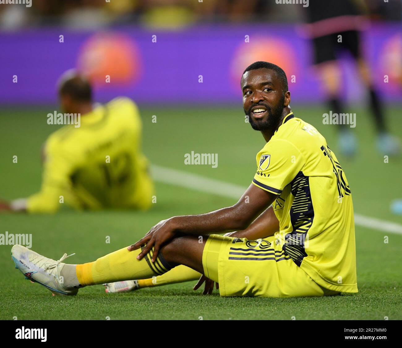 May 17, 2023: Nashville SC defender Shaq Moore (18) can't believe there ...