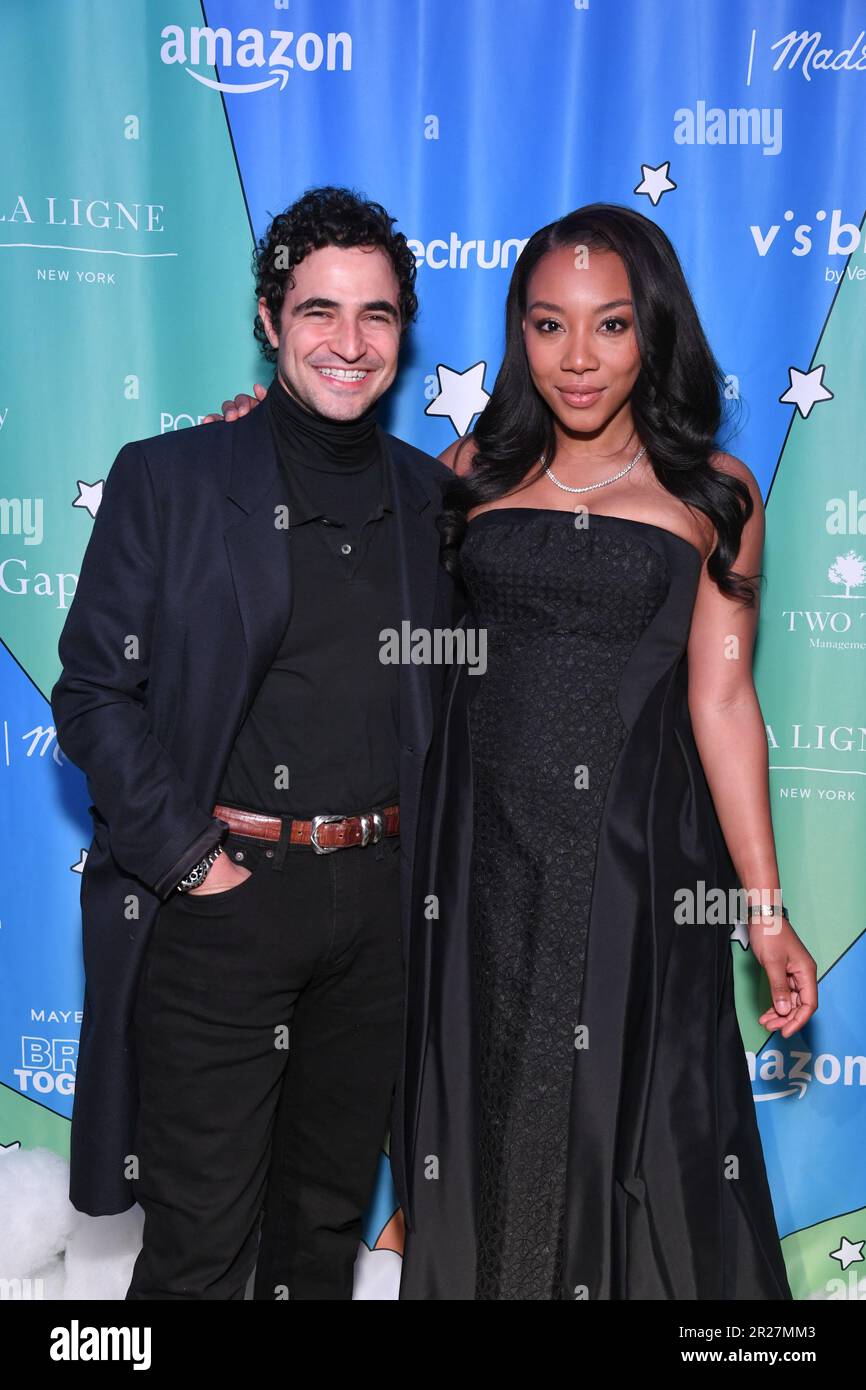 New York, USA. 17th May, 2023. Zac Posen and Arielle Patrick attend the ...