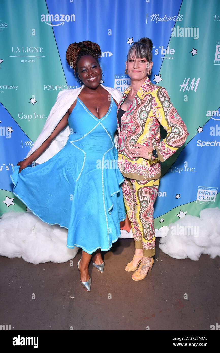 New York, USA. 17th May, 2023. Ebonie Simpson and Jenny Dembrow attend ...