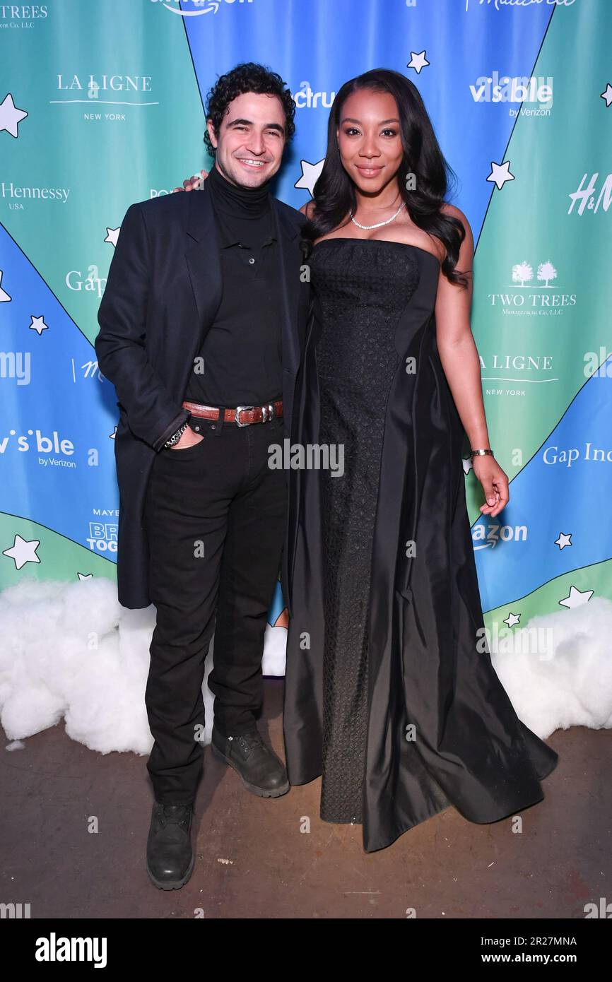 New York, USA. 17th May, 2023. Zac Posen and Arielle Patrick attend the ...