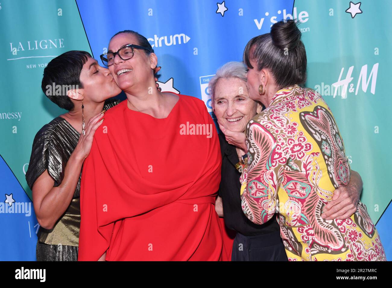 New York, USA. 17th May, 2023. Rosario Dawson, Isabel Celeste, Mrs. Dembrow and Jenny Dembrow ...