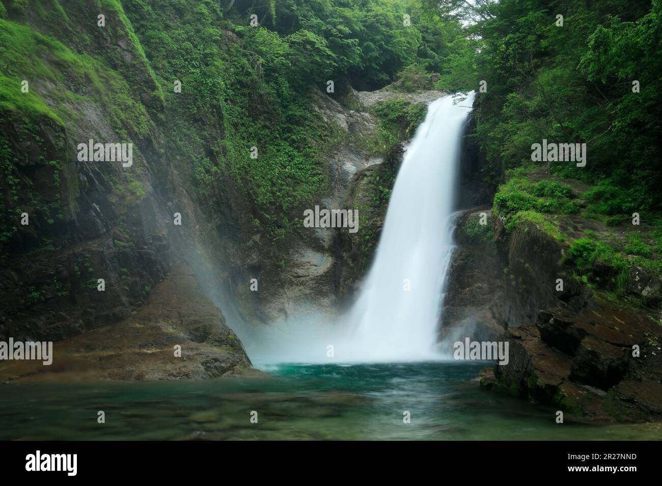 Akiu falls hi-res stock photography and images - Alamy