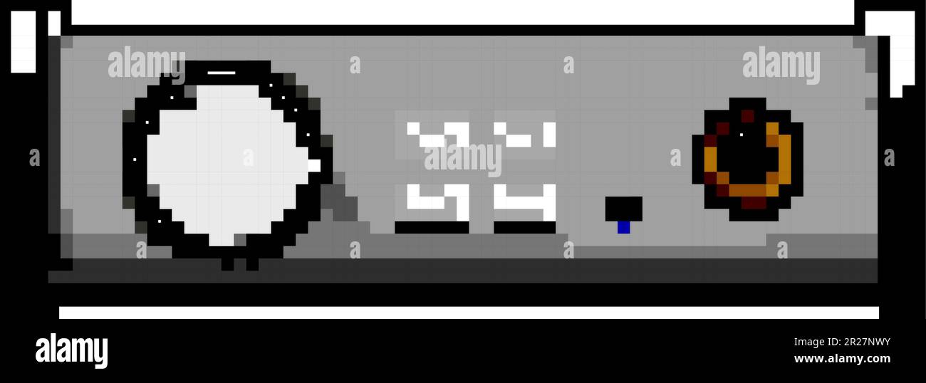 Pixel art headphones hi-res stock photography and images - Alamy