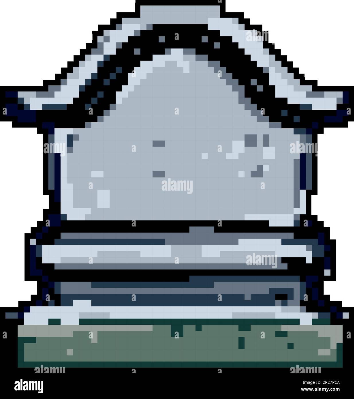 stone headstone game pixel art vector illustration Stock Vector Image & Art - Alamy