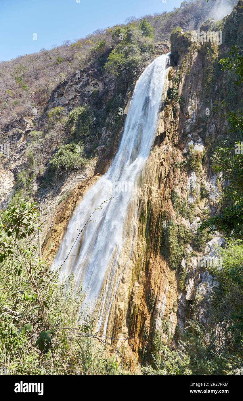 El Chiflon is a massive cascading waterfall consisting of multiple ...