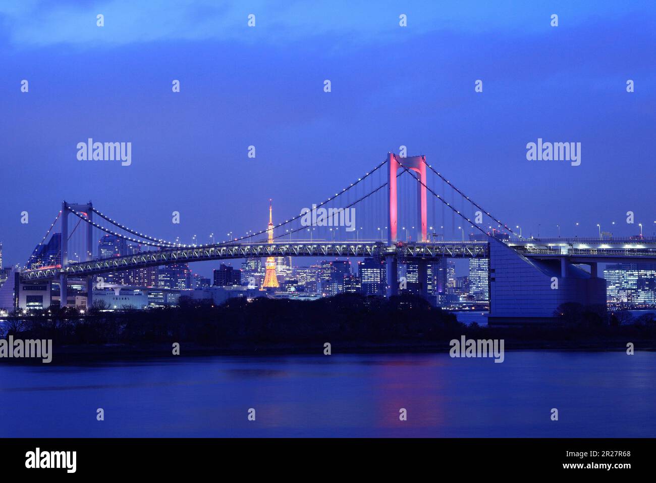 Rainbow Bridge in Olympic colors for the IOC Evaluation Commission ...