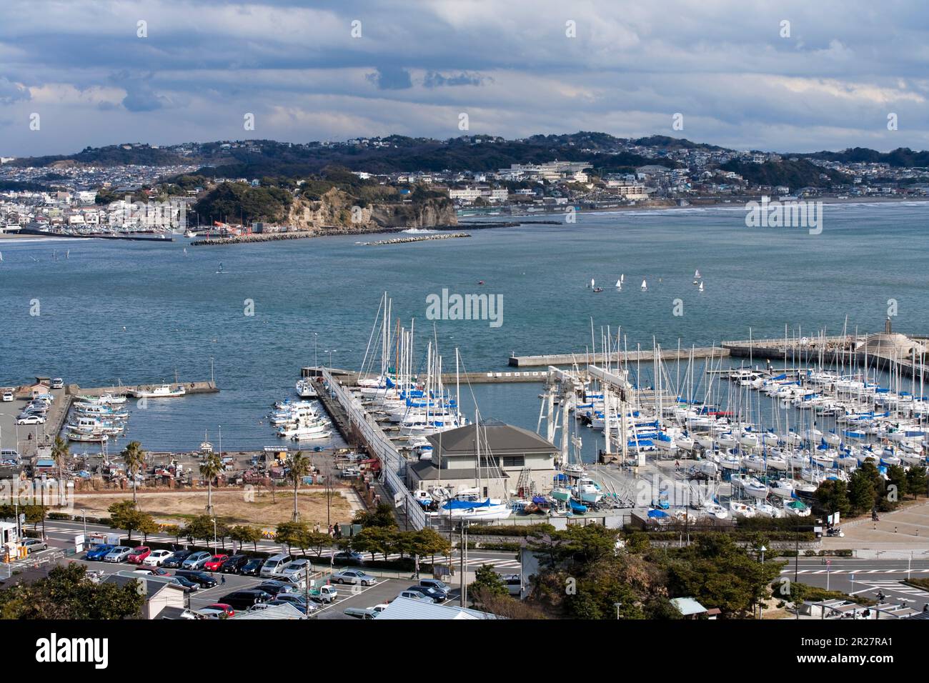 Shonan port, Enoshima Yacht harbor Stock Photo - Alamy
