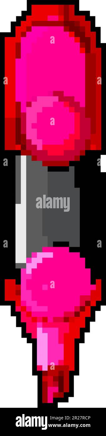 drawing highlighter game pixel art vector illustration Stock Vector ...