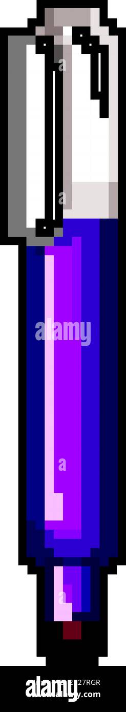 tip highlighter game pixel art vector illustration Stock Vector Image ...