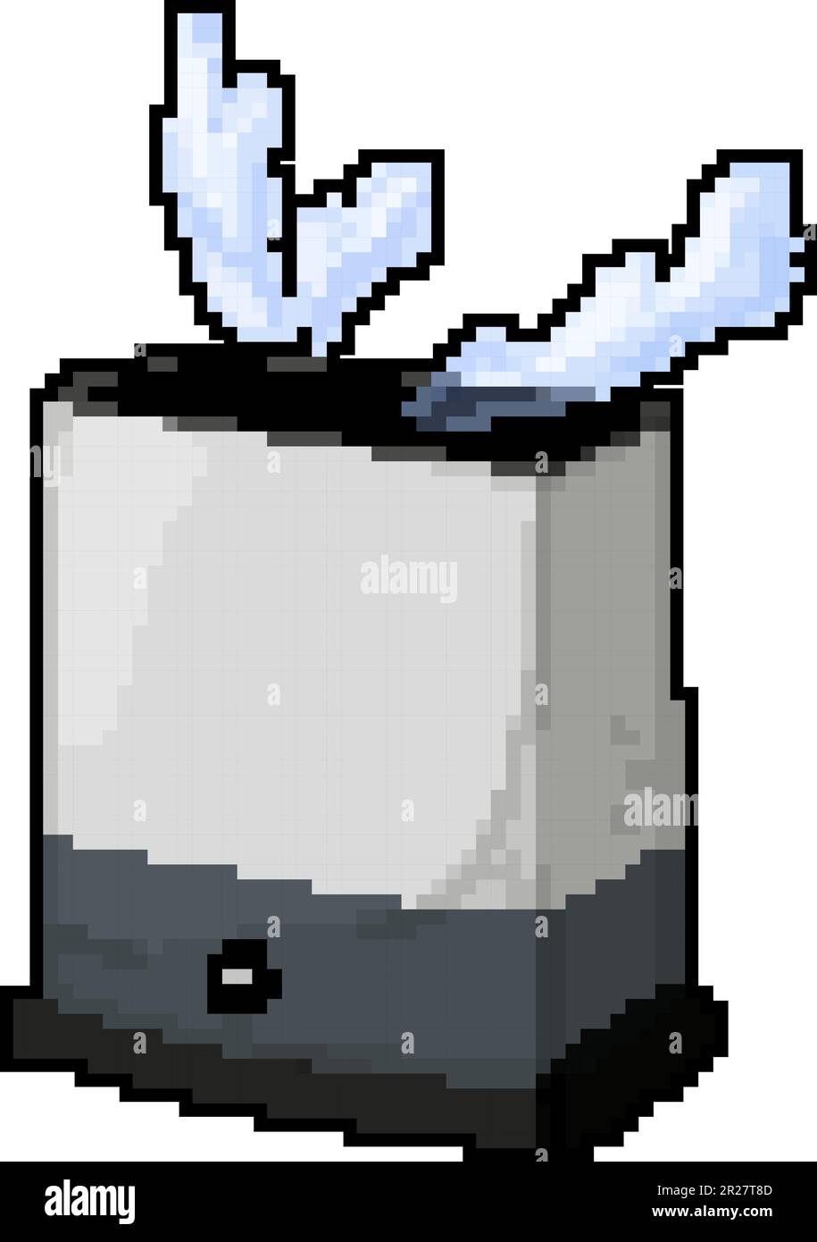 diffuse humidifier air game pixel art vector illustration Stock Vector ...