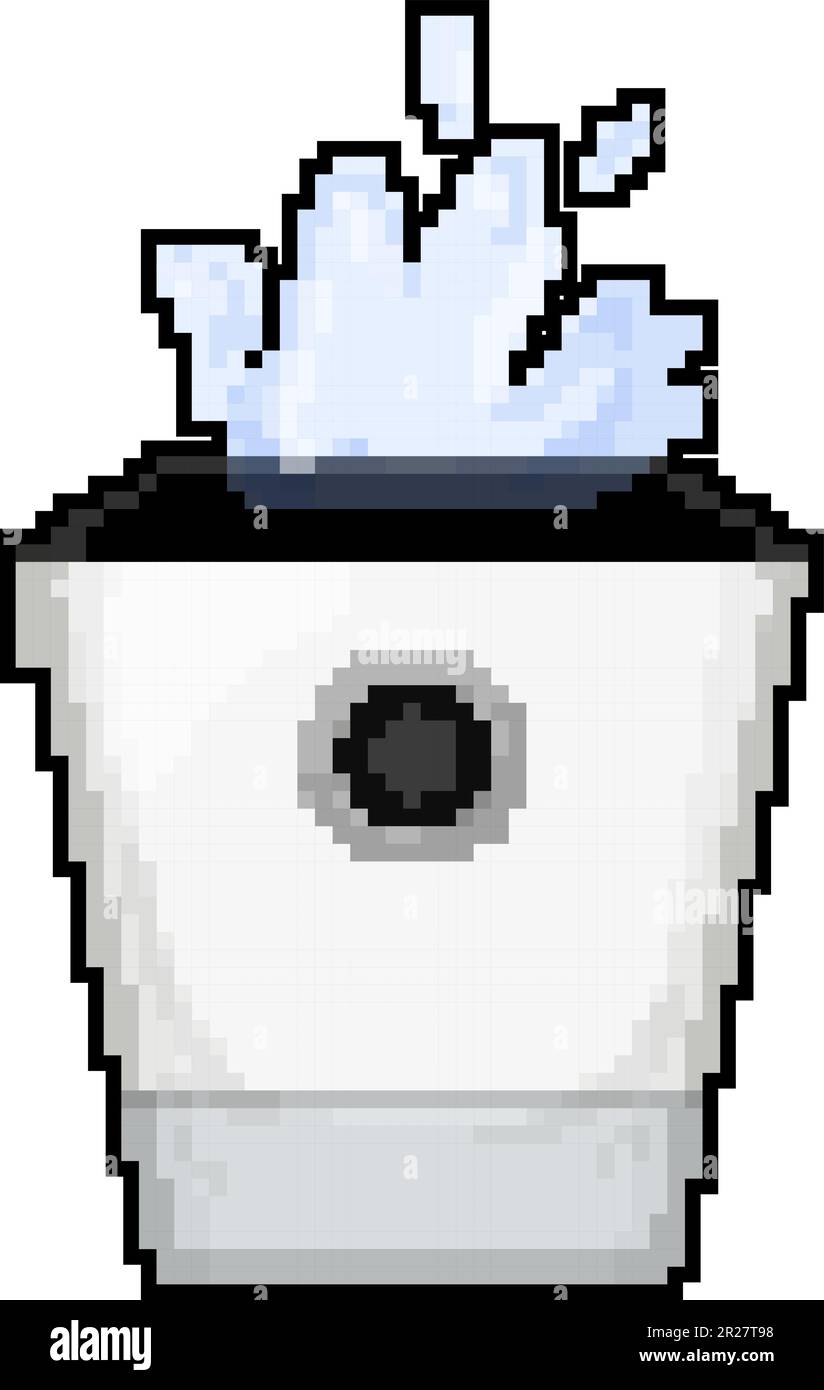 home humidifier air game pixel art vector illustration Stock Vector ...