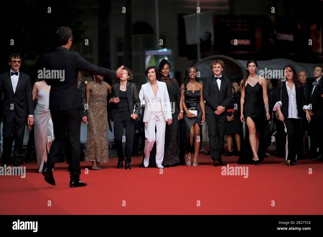 Cannes, France. 17th May, 2023. Cédric Appietto, Virginie Ledoyen ...