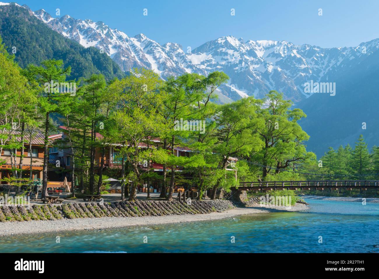 Kappa Bridge, Kamikochi Stock Photo - Alamy
