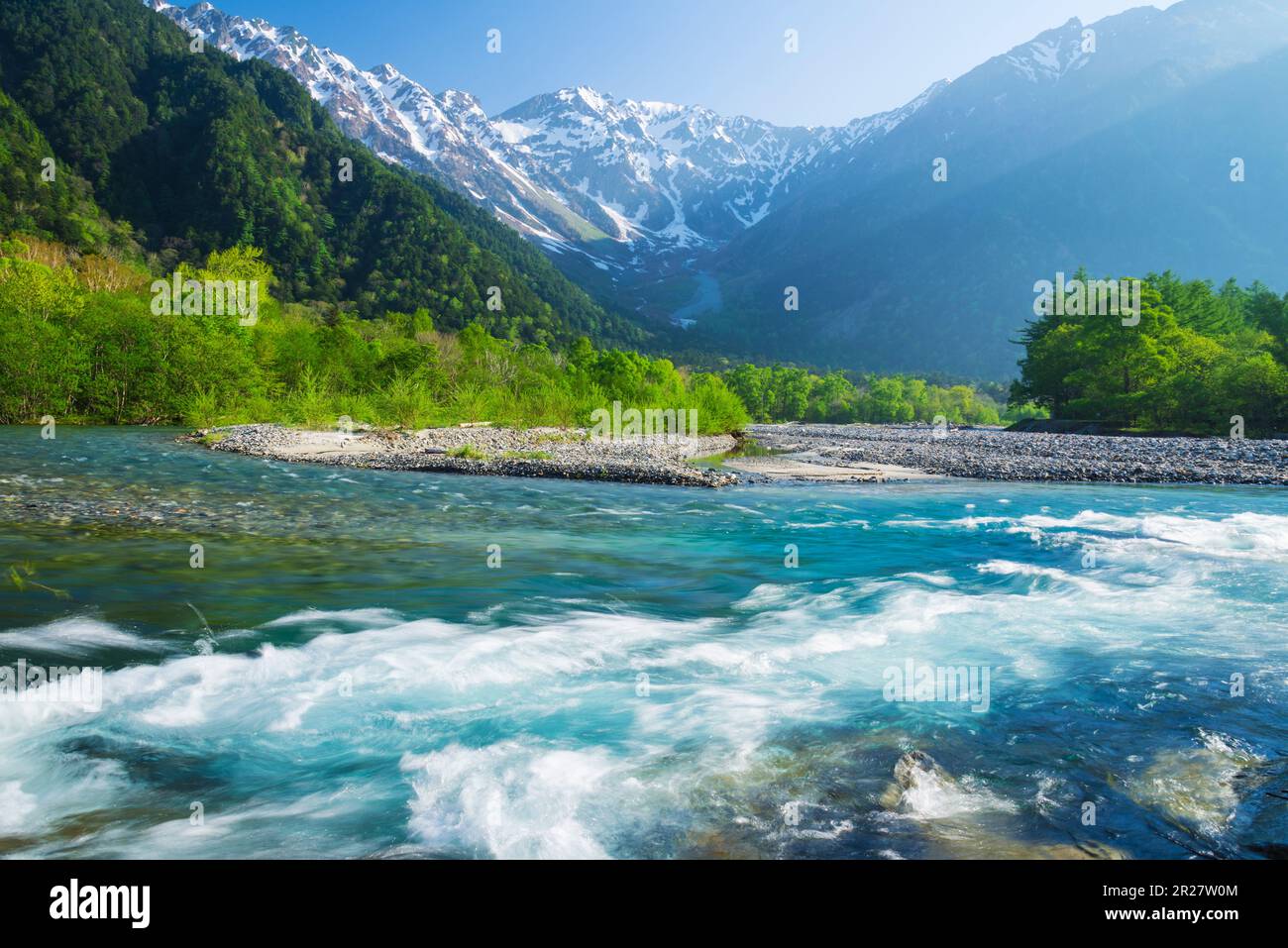 Kamikochi Azusagawa River Stock Photo - Alamy