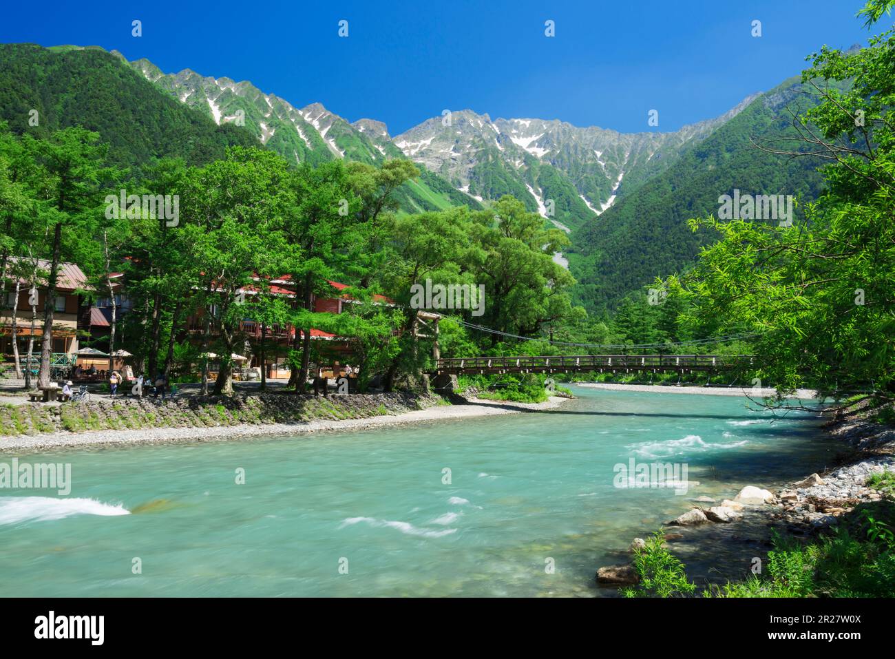 Kappa Bridge, Kamikochi Stock Photo - Alamy