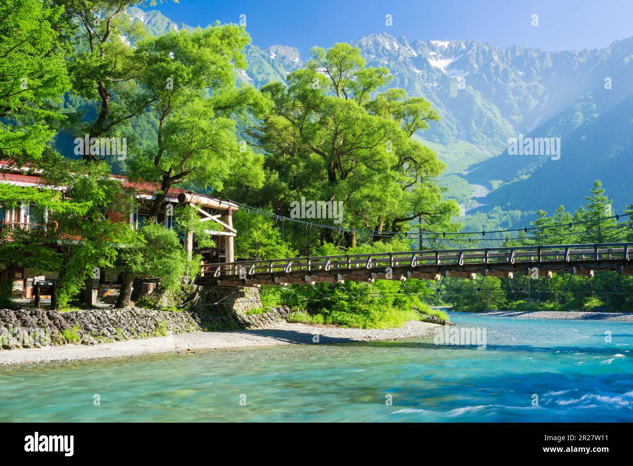 Kappa Bridge, Kamikochi Stock Photo - Alamy