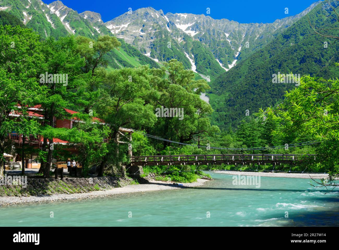 Kappa Bridge, Kamikochi Stock Photo - Alamy