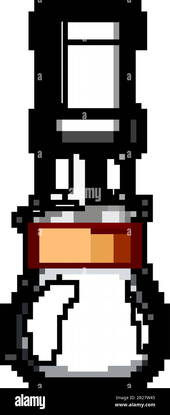 beverage ice drip coffee game pixel art vector illustration Stock ...