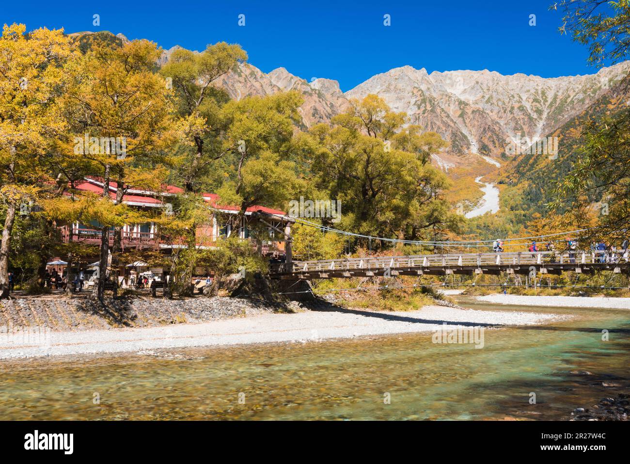 Kappa Bridge, Kamikochi Stock Photo - Alamy