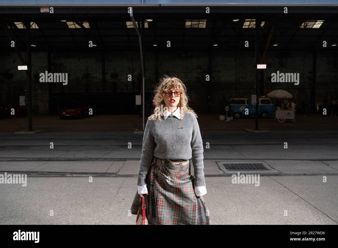 Models and attendees during Australian Fashion Week 2023 at Carriageworks in Sydney, Friday, May ...