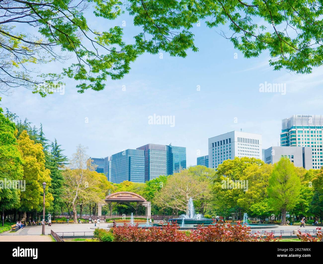 Hibiya park in spring Stock Photo - Alamy