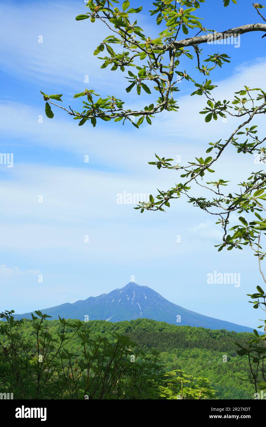 Mt. Iwaki seen from the Tsugaru pass Stock Photo - Alamy