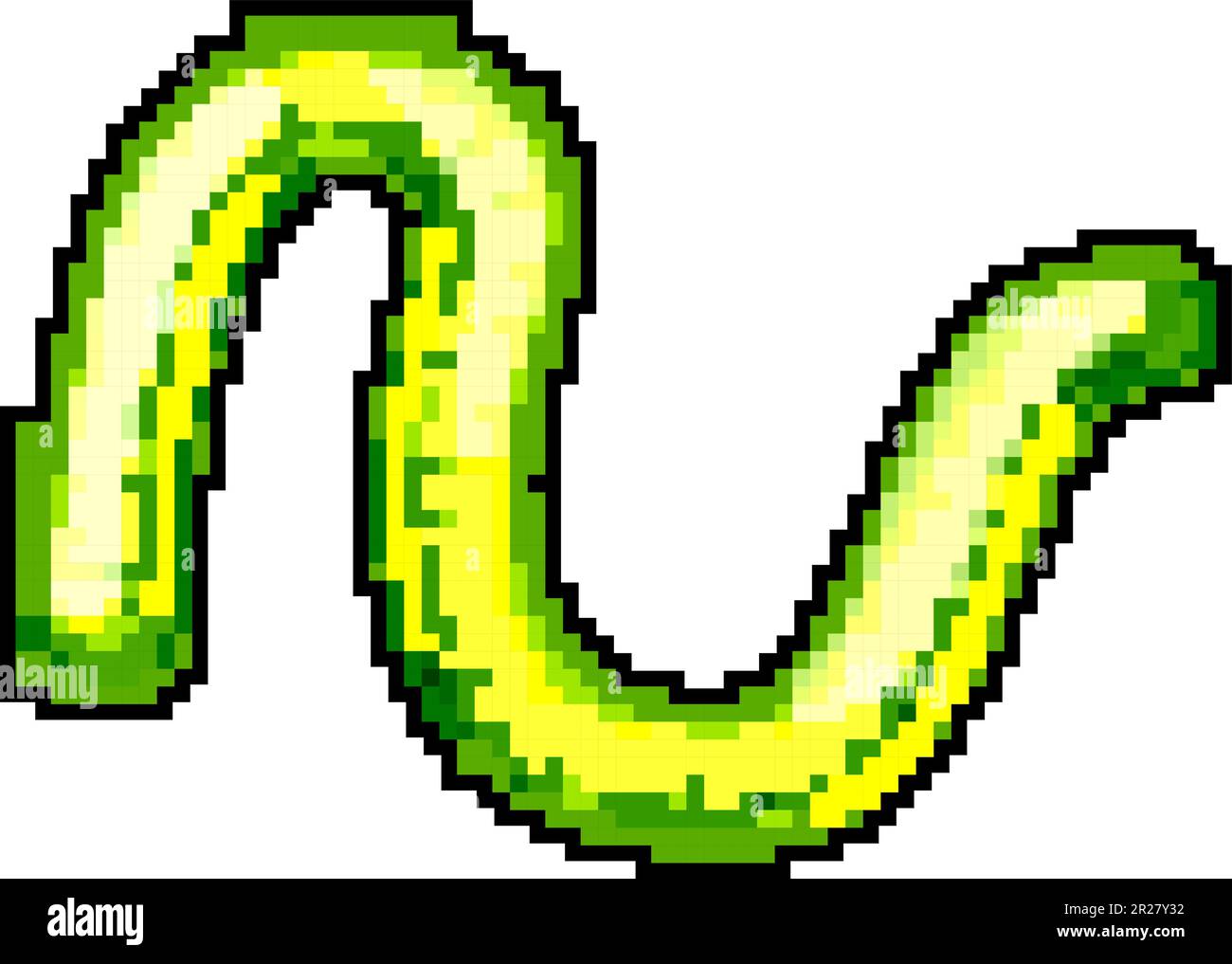 worm jelly candy game pixel art vector illustration Stock Vector Image ...