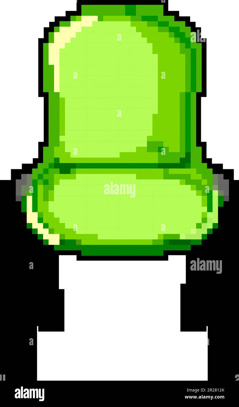 modern kid chair game pixel art vector illustration Stock Vector Image ...