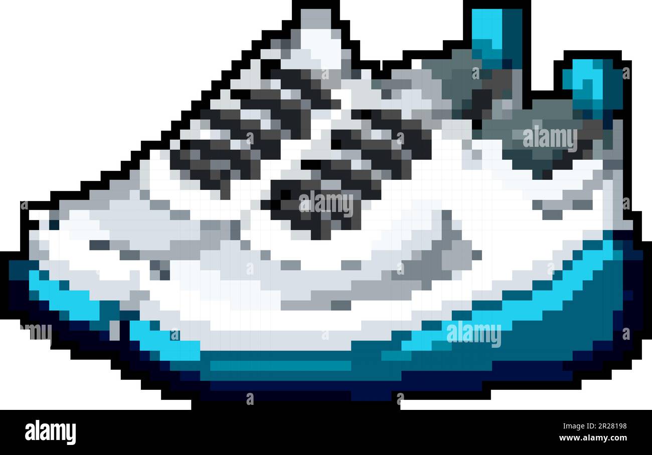 child kid shoes game pixel art vector illustration Stock Vector Image ...