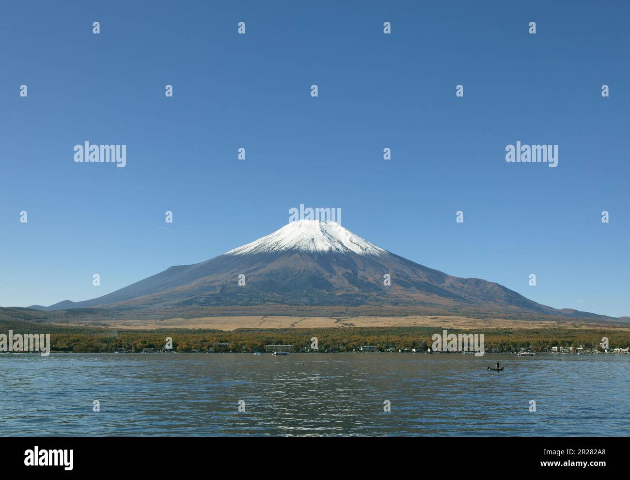 view of Mt. Fuji, Lake Yamanaka-ko Stock Photo - Alamy