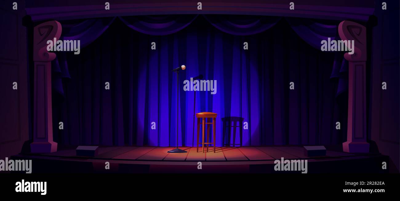 Mic stand stool hi-res stock photography and images - Alamy