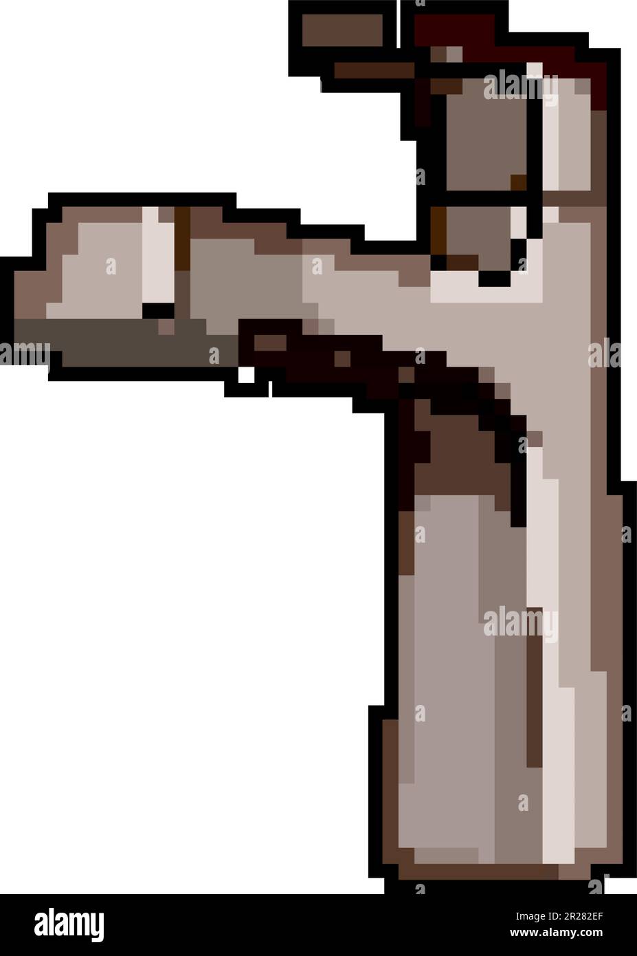 bathroom kitchen faucet game pixel art vector illustration Stock Vector ...