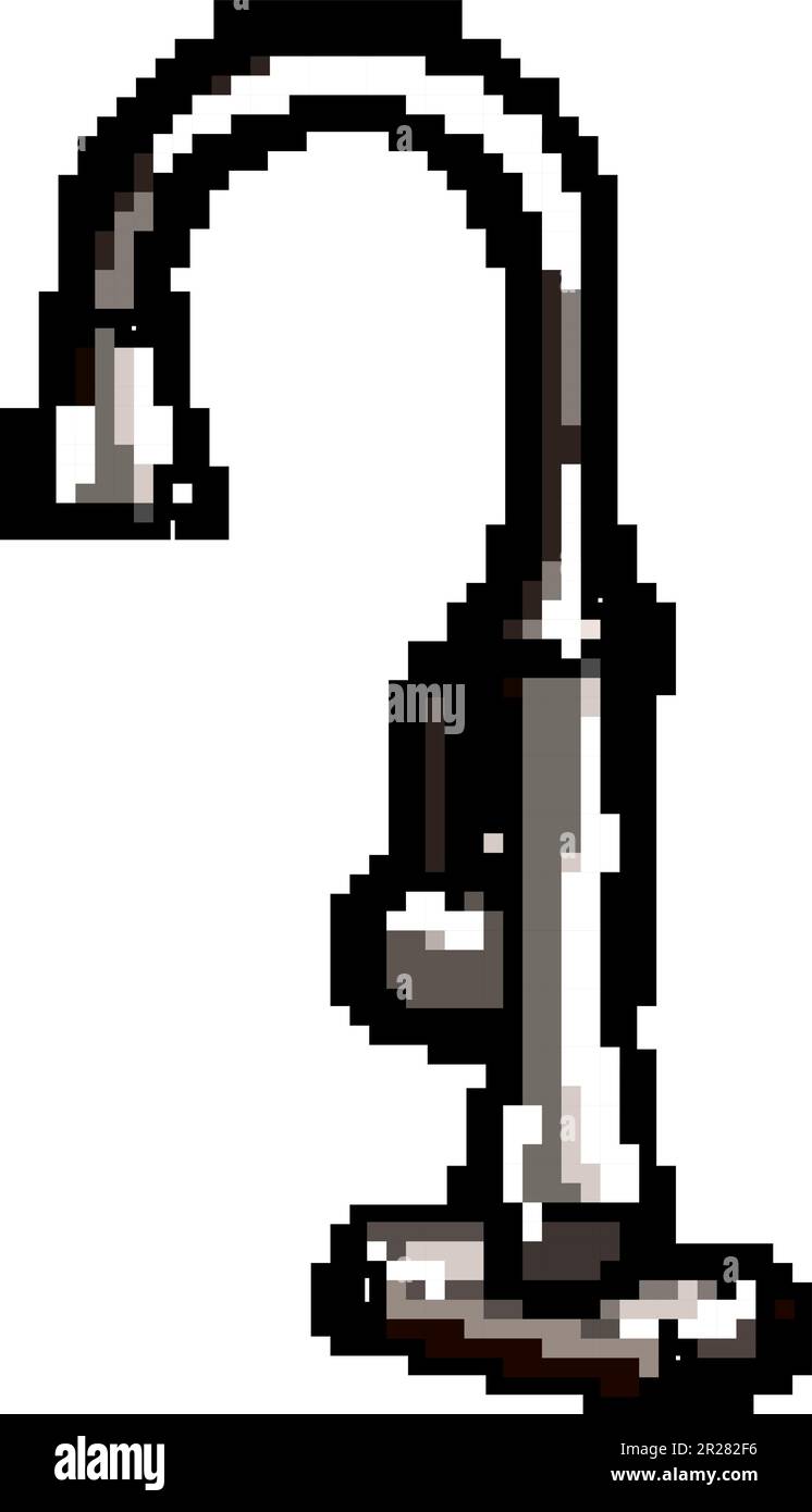 wash kitchen faucet game pixel art vector illustration Stock Vector ...