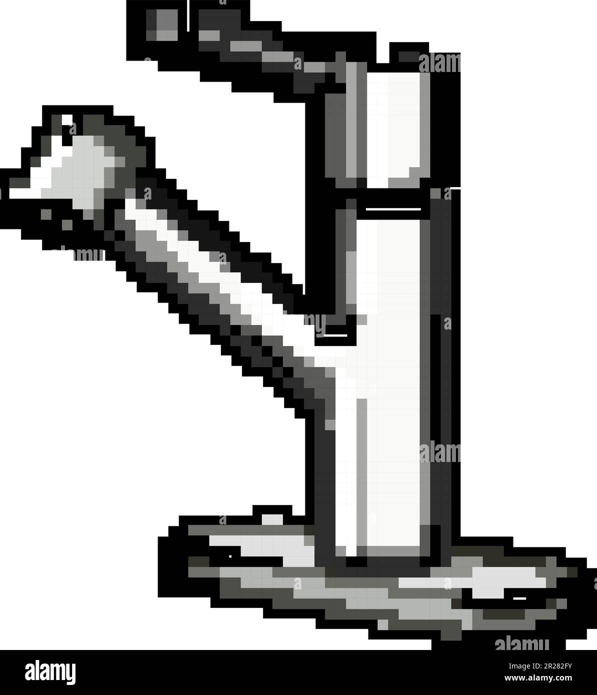 tap kitchen faucet game pixel art vector illustration Stock Vector ...