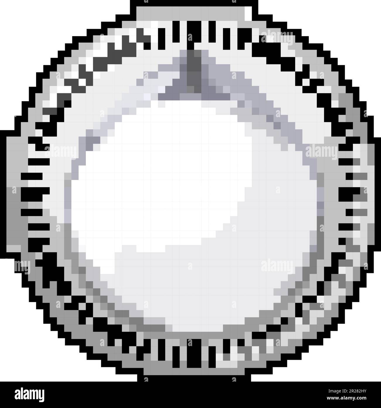 cooking kitchen timer clock game pixel art vector illustration Stock ...